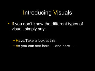 Presentations - How to use Visual Aids | PPT
