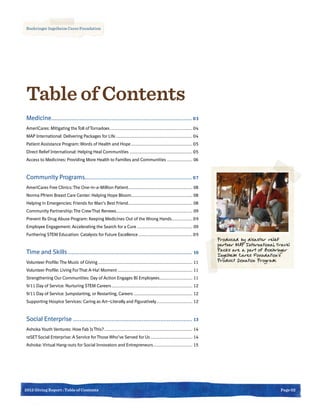 Boehringer Ingelheim Cares Foundation Giving Report | PDF