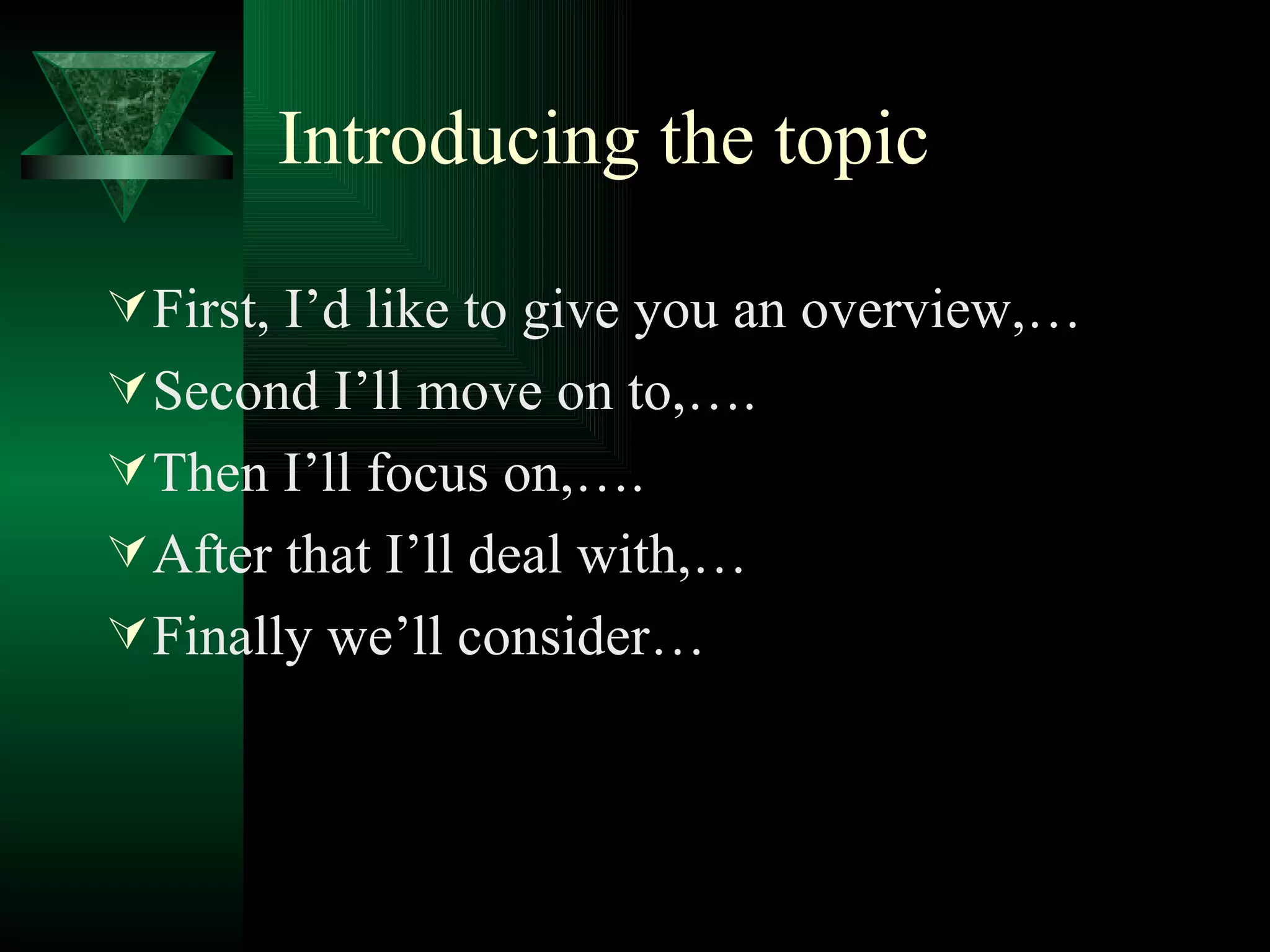 Giving Talks And Presentations Ppt