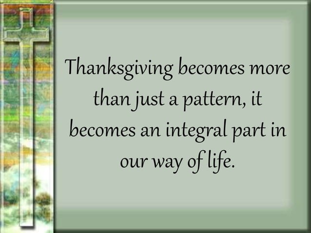 Giving thanks | PPT