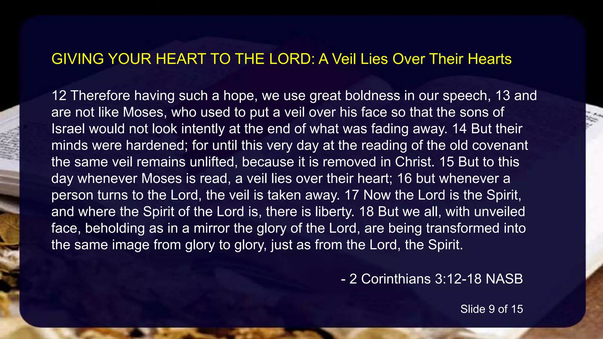 Giving Your Heart to the Lord | PPTX