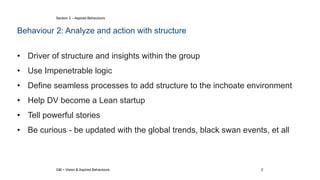 Digital Growth and Innovation Team - Vision and Aspired Behaviour ...
