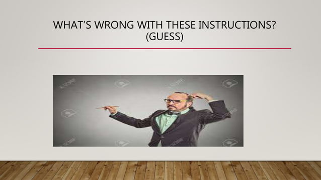 Givivng instructions | PPTX | Education
