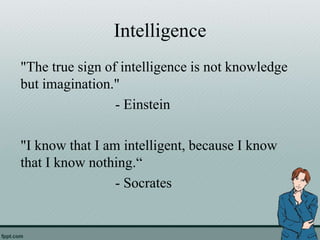 Intelligence | PPT