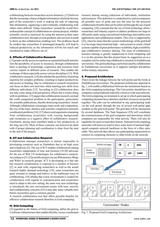 Effectual collaborative research in Zimbabwean Universities through ...
