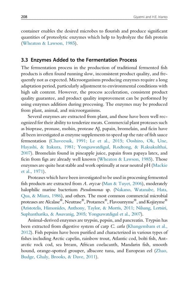 Giyatmi 2017 enzymes in fermented fish | PDF