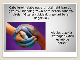 Giza eskubideen deklarazioa | PPTX