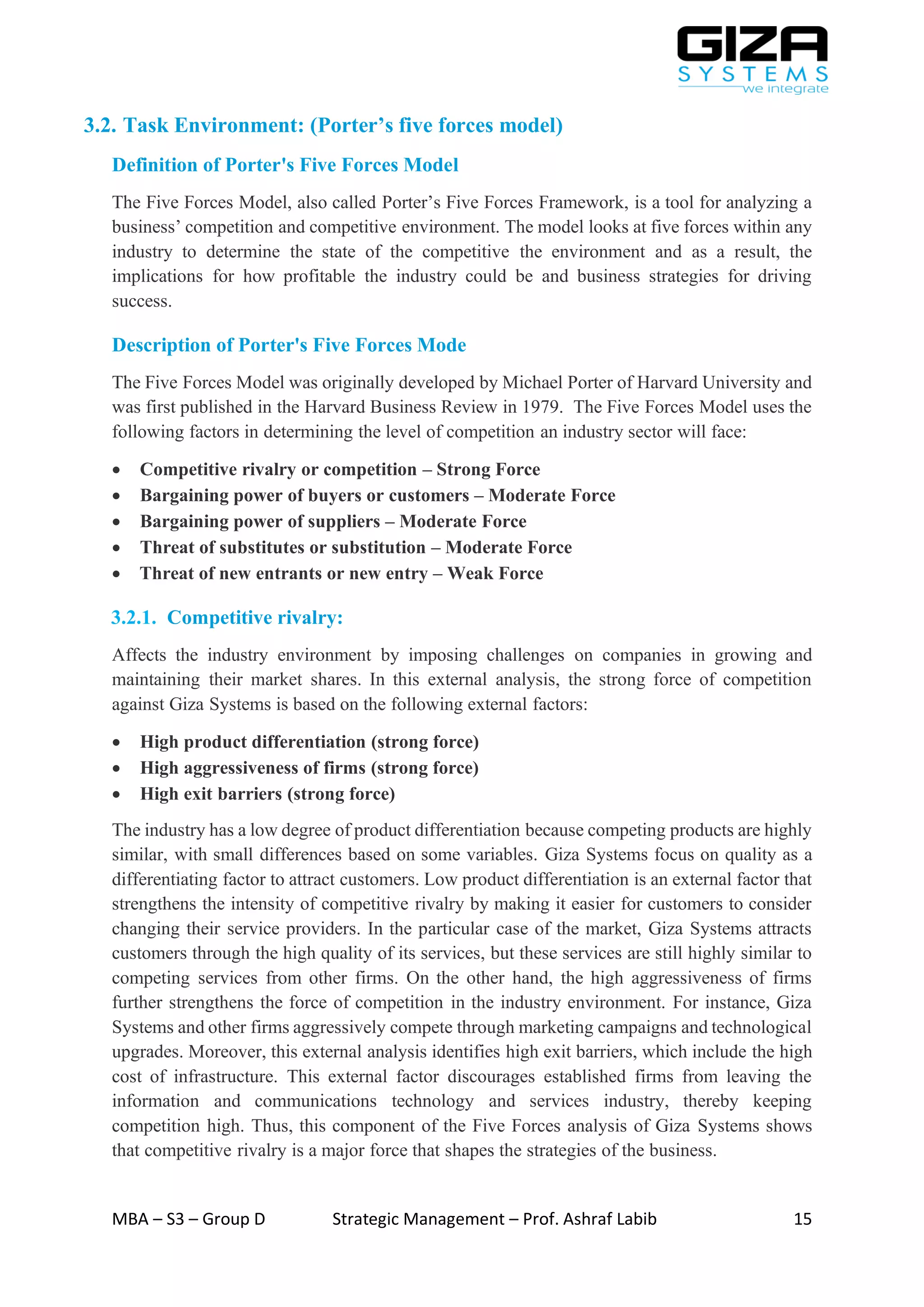 Giza systems group d - giza systems | PDF