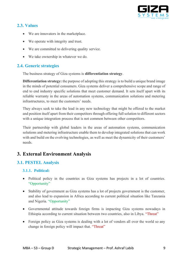 Giza systems group d - giza systems | PDF | Business Accounting & Finance | Business