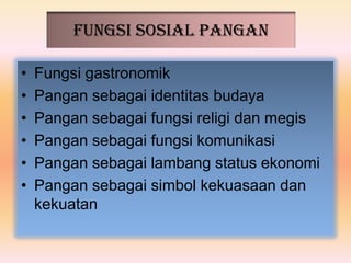 Gizi dan sosial budaya | PPTX