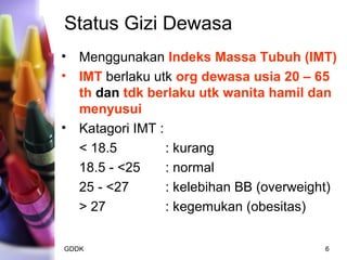 Gizi dewasa | PPT