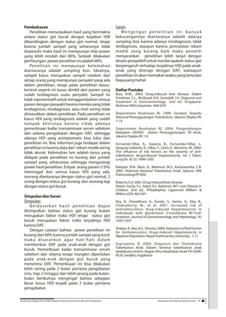Gizi Kurang Sebagai Faktor Risiko Hepatitis Karena Obat Anti tTBC | PDF