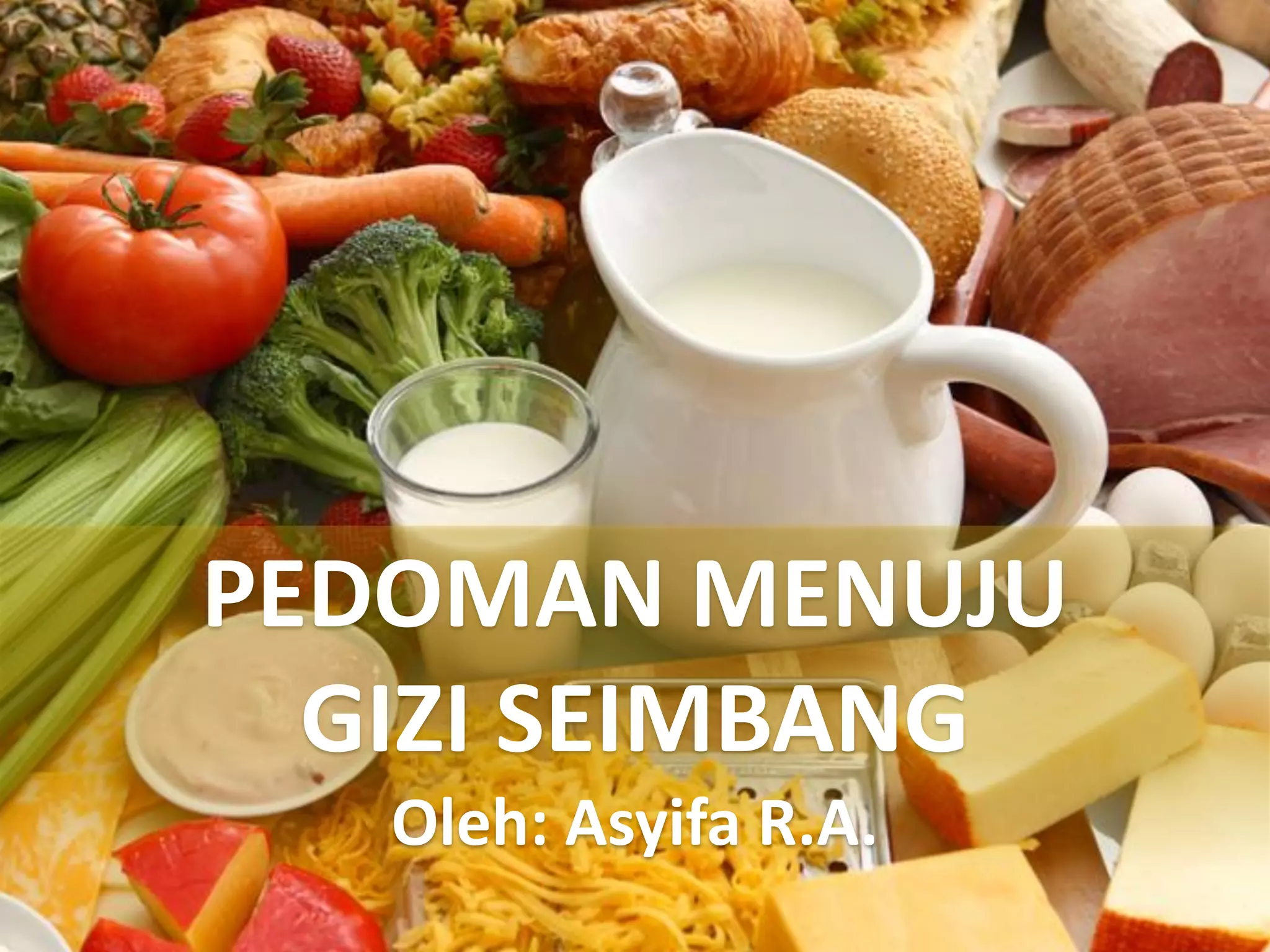 Gizi seimbang dan energi | PDF