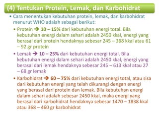 Gizi seimbang dan energi | PDF