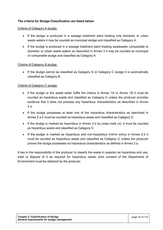 Giz standards and guidelines for sludge management | PDF