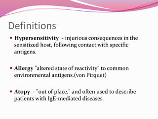 Hypersensitivity | PPTX