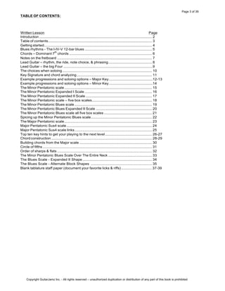 Gj blues cheat_sheet | PDF