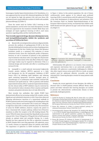 The Unmet Medical Need in Homozygous Familial Hypercholesterolemia by ...