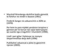 Gjenet dhe ADN-ja | PPT