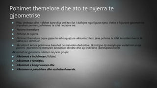 Gjeometri klasa 9 | PPTX