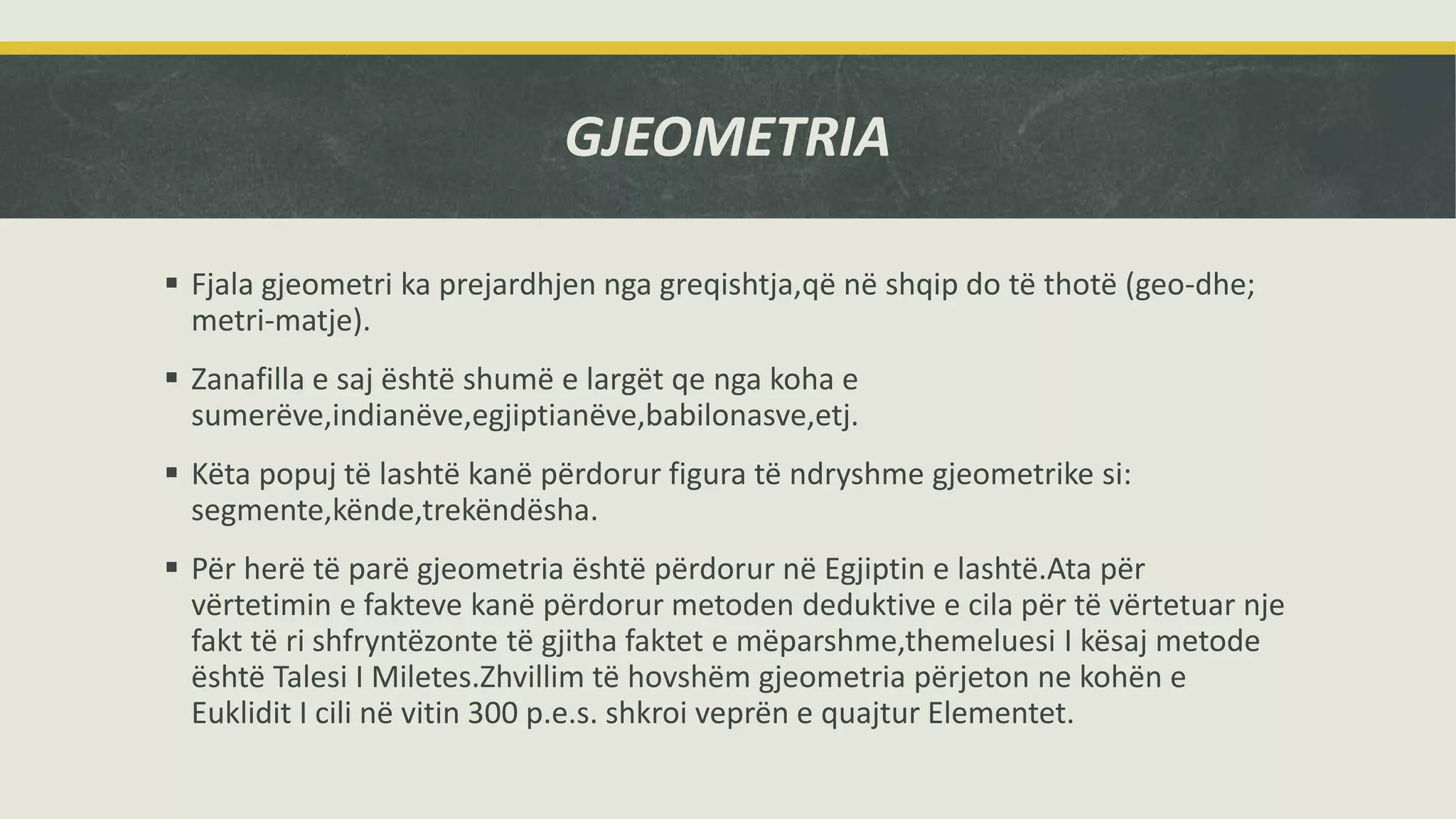 Gjeometria kl-9 | PPTX