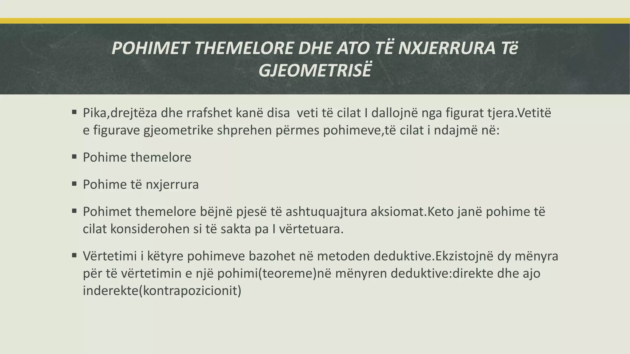 Gjeometria kl-9 | PPTX