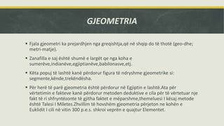 Gjeometria kl-9 | PPTX