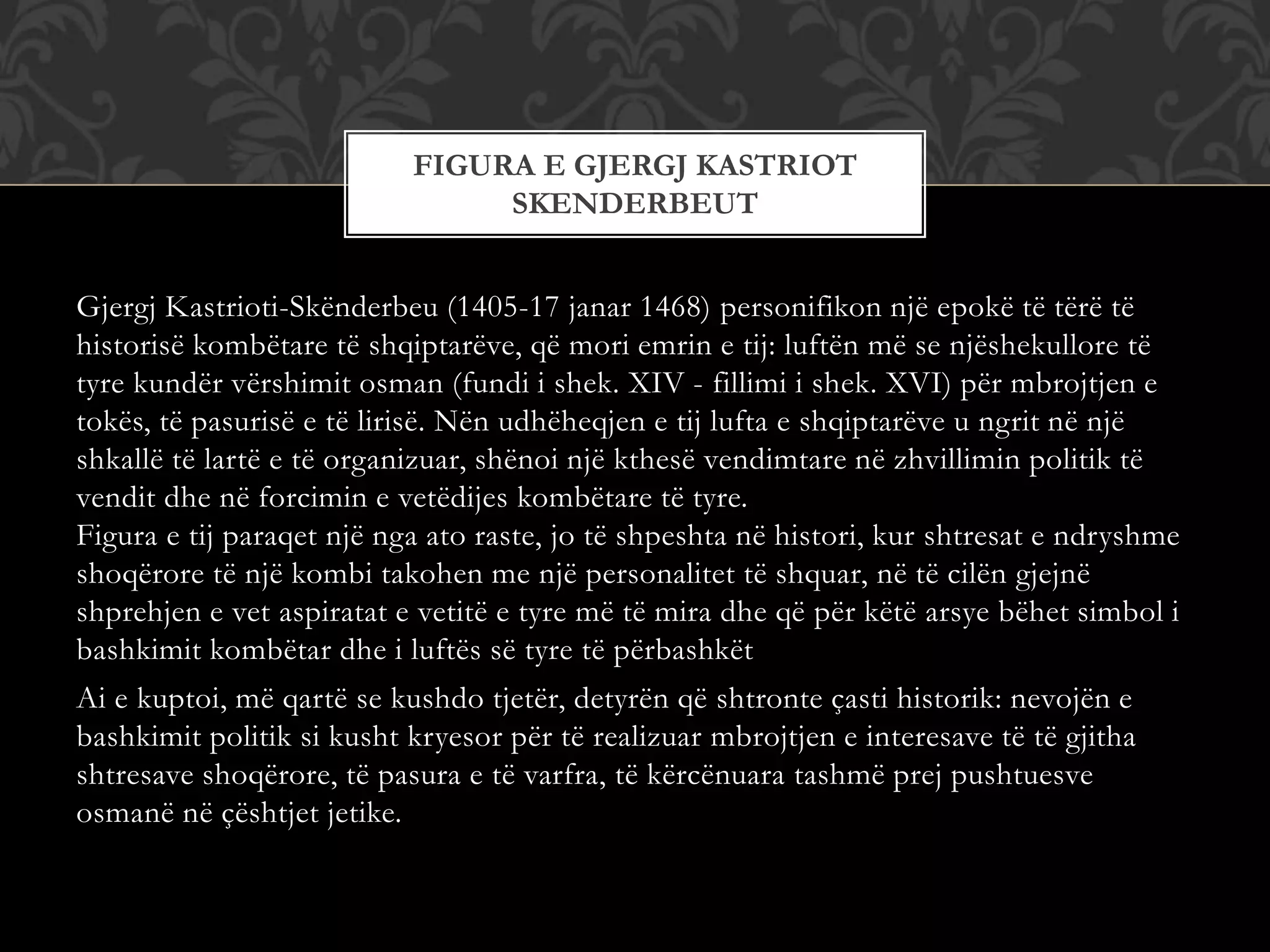 Gjergj kastrioti - Skenderbeu | PPT