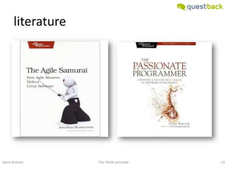 The YAGNI Principle | PPT