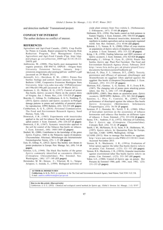 Chemical and ecological control methods for Epitrix spp. | PDF