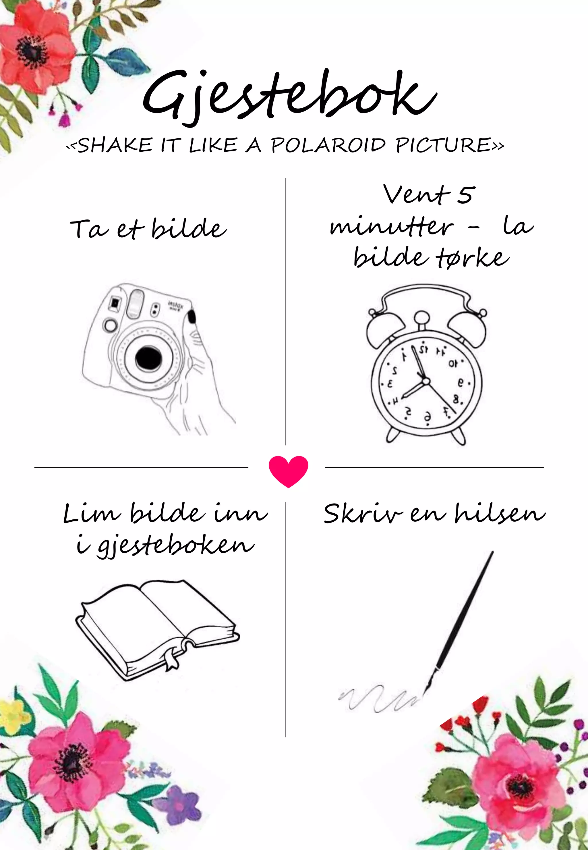 Gjestebok til bryllup | PDF