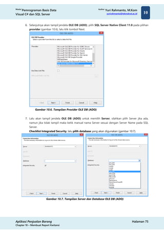 Chapter 10 - Pembatan Report Kwitansi | PDF