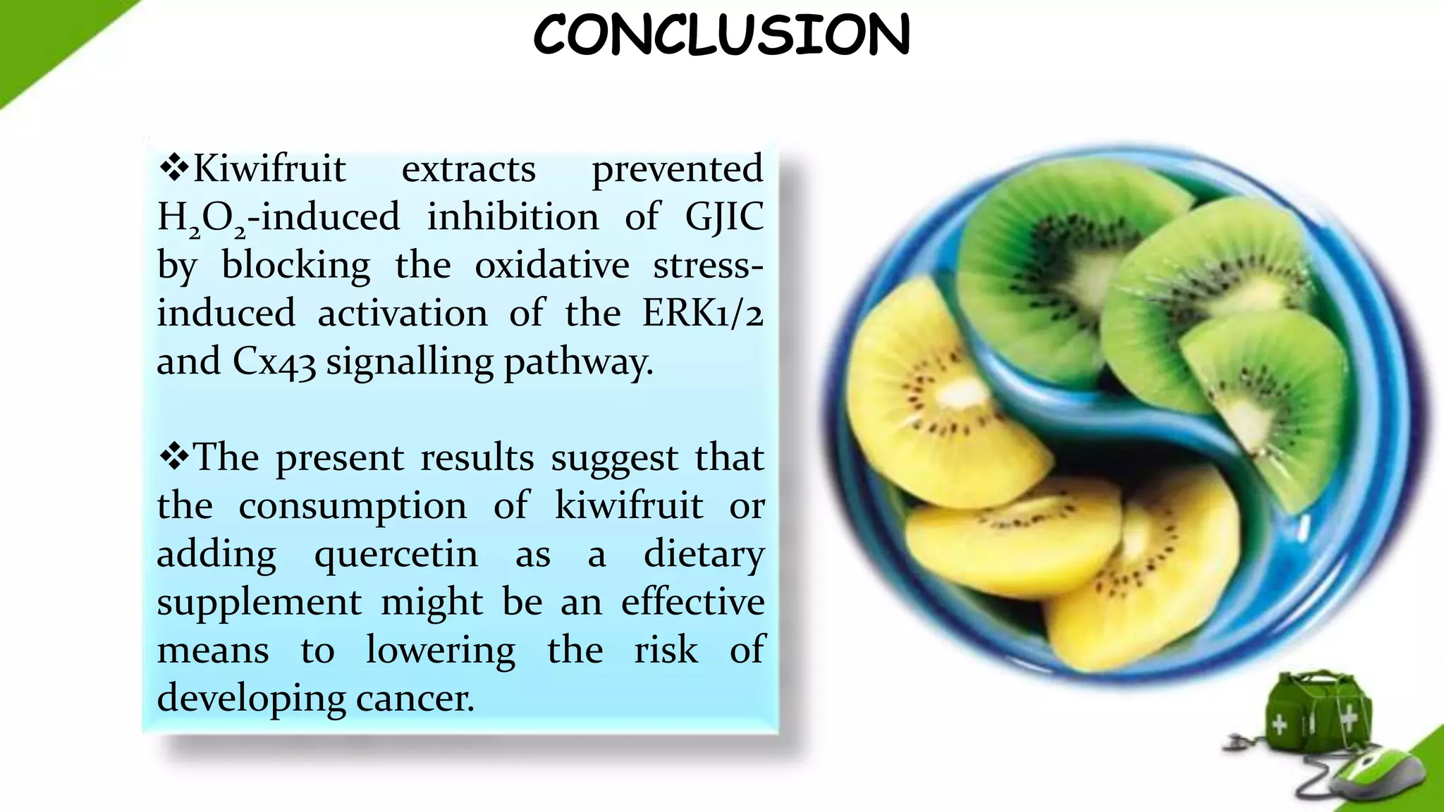 Gap junctional intercellular communication in cancer chemoprevention | PPTX