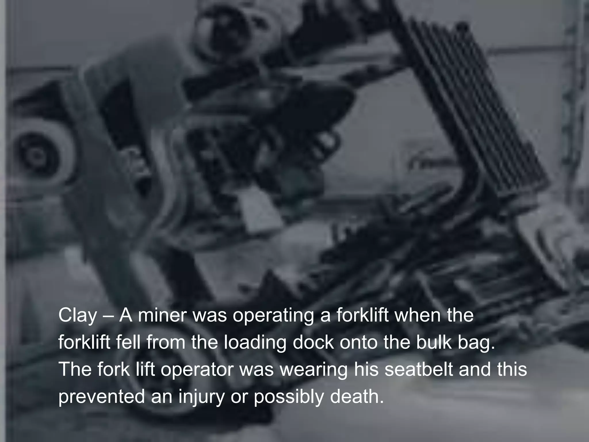 Mining Accident alerts 2016 Safety Training | PPTX