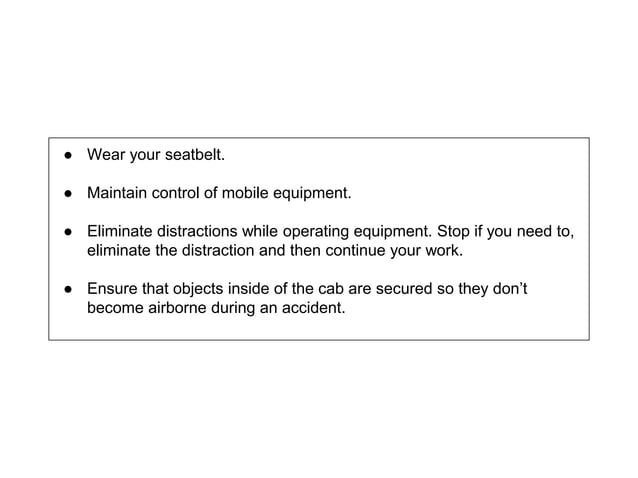 Mining Accident alerts 2016 Safety Training | PPTX