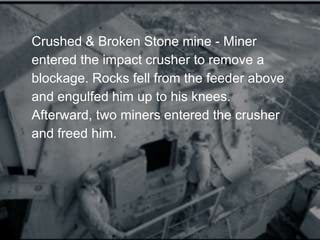 Mining Accident alerts 2016 Safety Training | PPTX