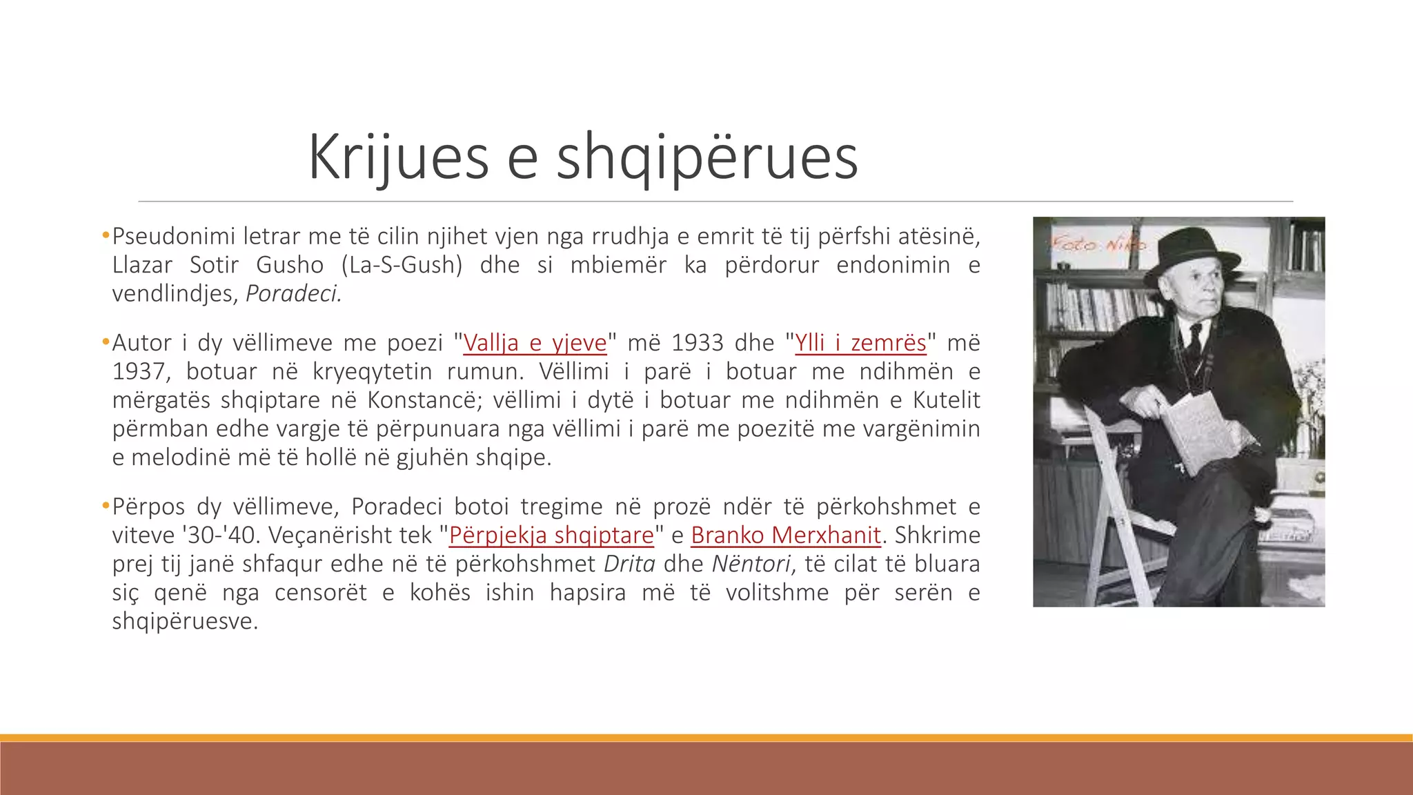 Letersia shqiptare e rilindjes Gjuhe Shqipe | PPTX