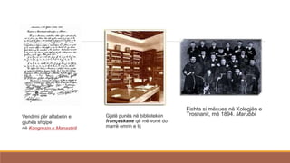 Letersia shqiptare e rilindjes Gjuhe Shqipe | PPTX