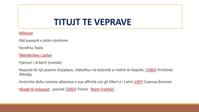 Letersia shqiptare e rilindjes Gjuhe Shqipe | PPTX