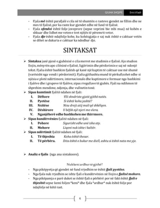 Gjuha Shqipe 10 | PDF