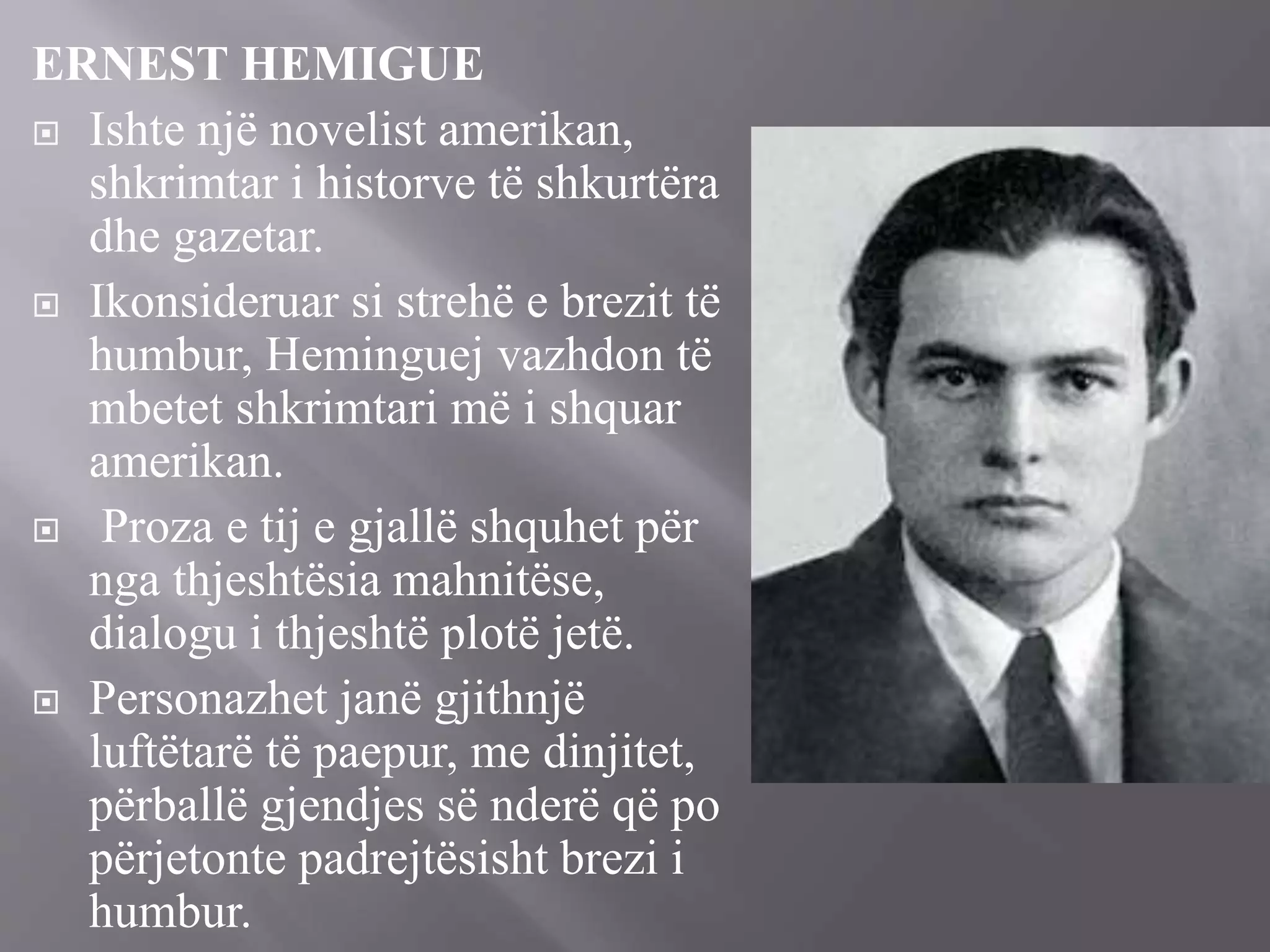 shkrimtaret e brezit te humbur | PPTX
