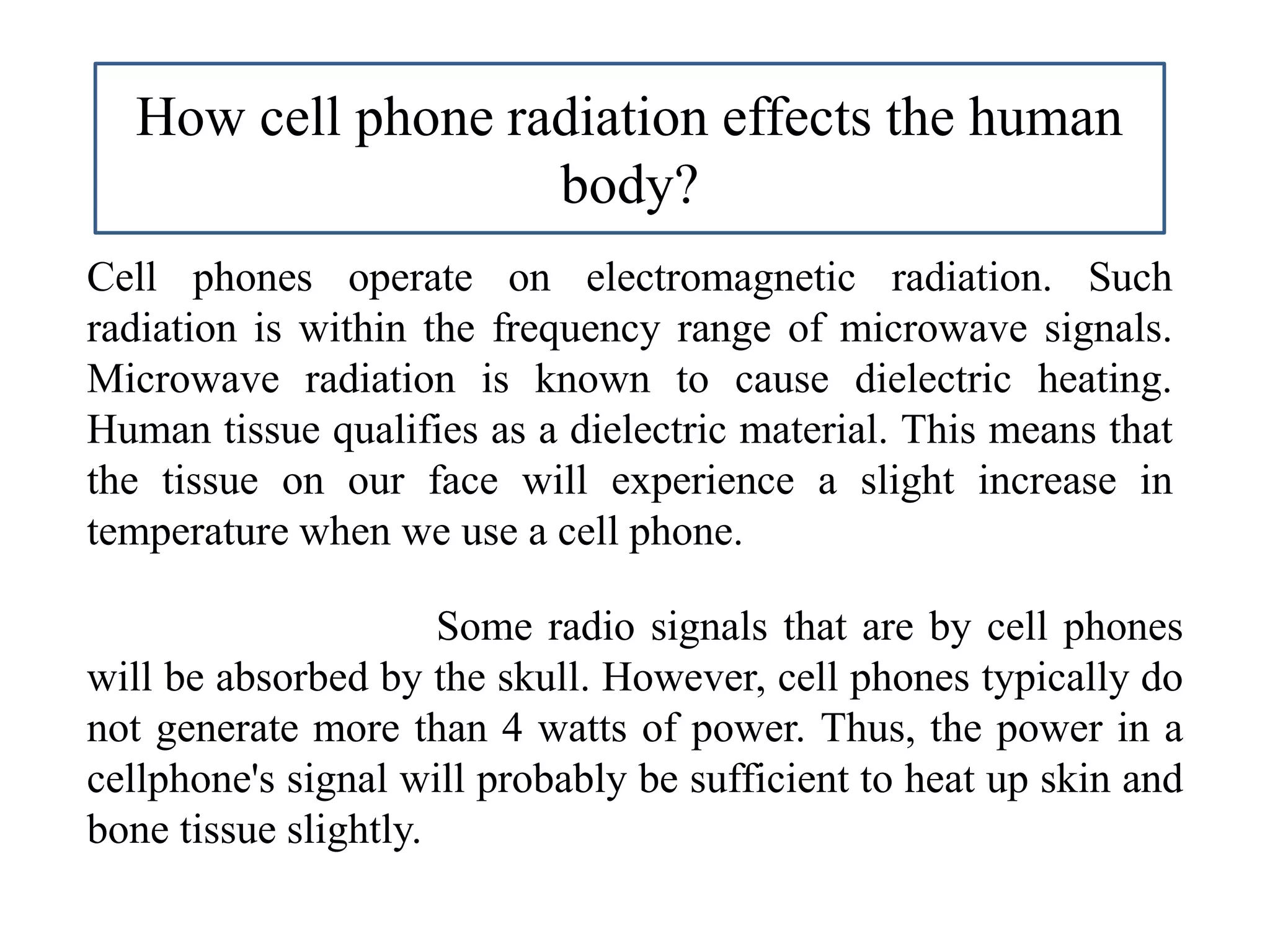 Cell-Phone/Tower Radiation Hazards | PDF