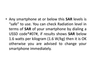 Cell-Phone/Tower Radiation Hazards | PDF