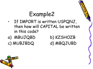 Gk reasoning & codingdecoding | PPT | Programming Languages | Computing