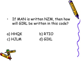 Gk reasoning & codingdecoding | PPT | Programming Languages | Computing