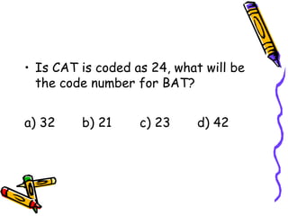 Gk reasoning & codingdecoding | PPT | Programming Languages | Computing