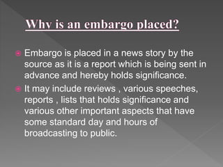 Embargo | PPTX