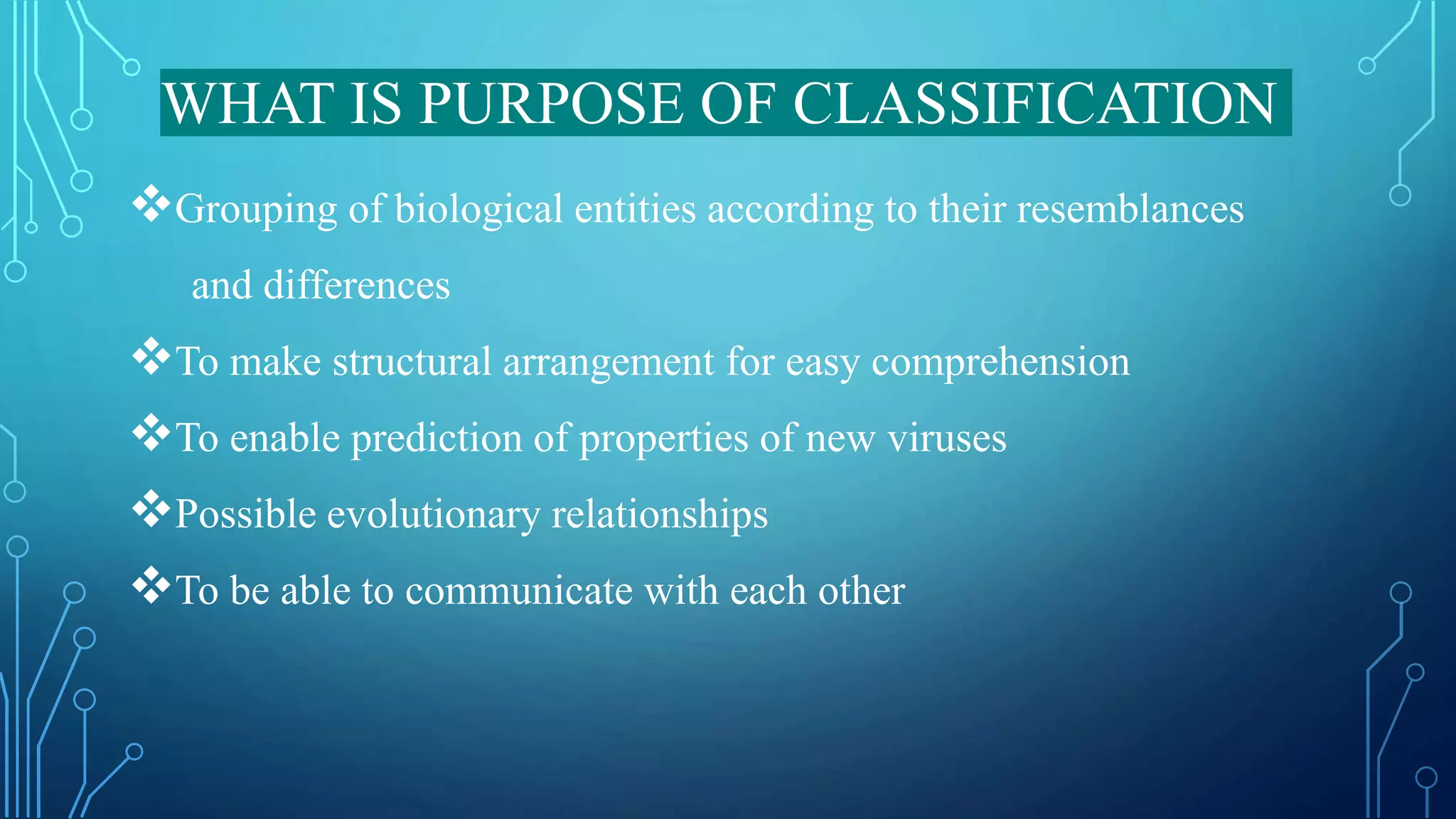 Classification of plant viruses | PPTX | Biological Sciences | Science