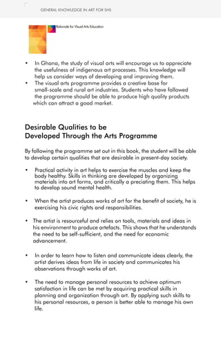General Knowledge in Art for Senior High schools | PDF
