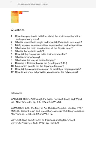 General Knowledge in Art for Senior High schools | PDF